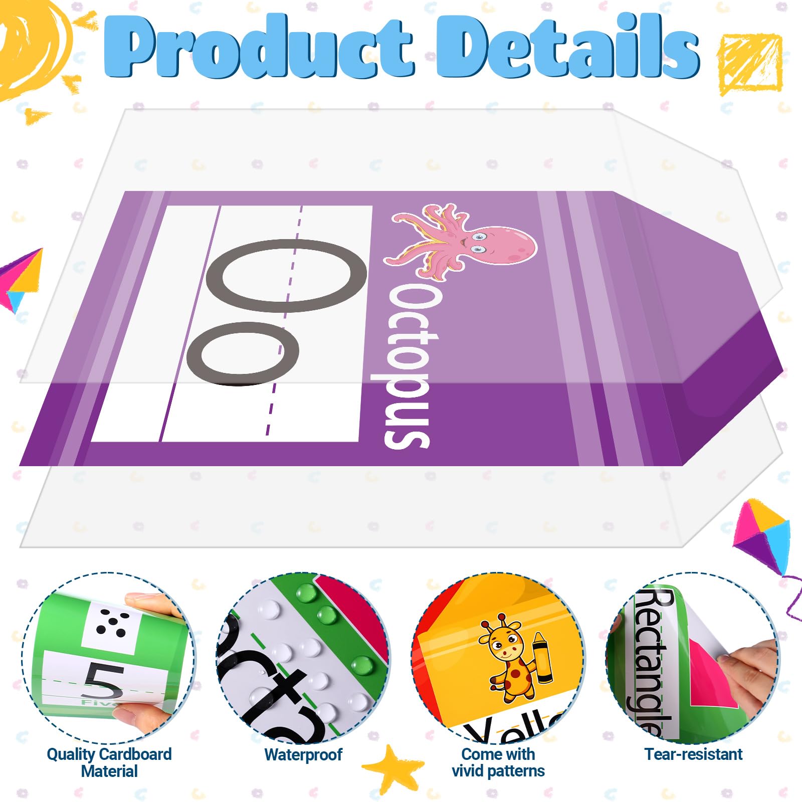 Snapklik.com : 57 Pcs Alphabet Number For Classroom Wall Crayon ...