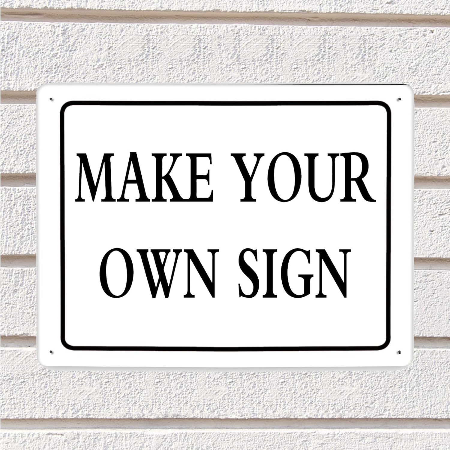 Amazon.com: Custom Signs Outdoor and Indoor. Customized No Trespassing ...