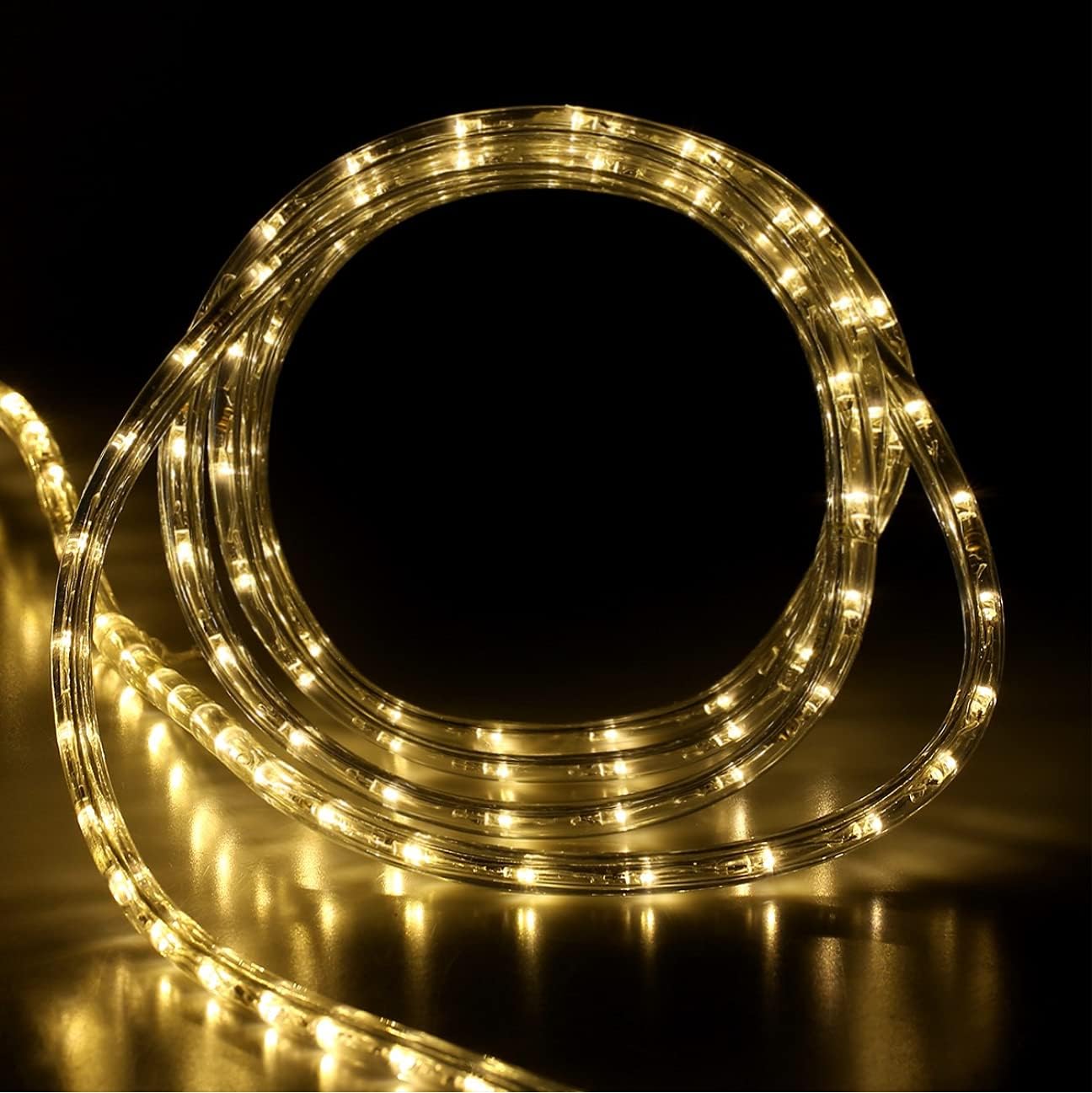 Amazon.com: Tuanchuanrp 10Ft LED Rope Lights, LED Strip Lights Outdoor ...