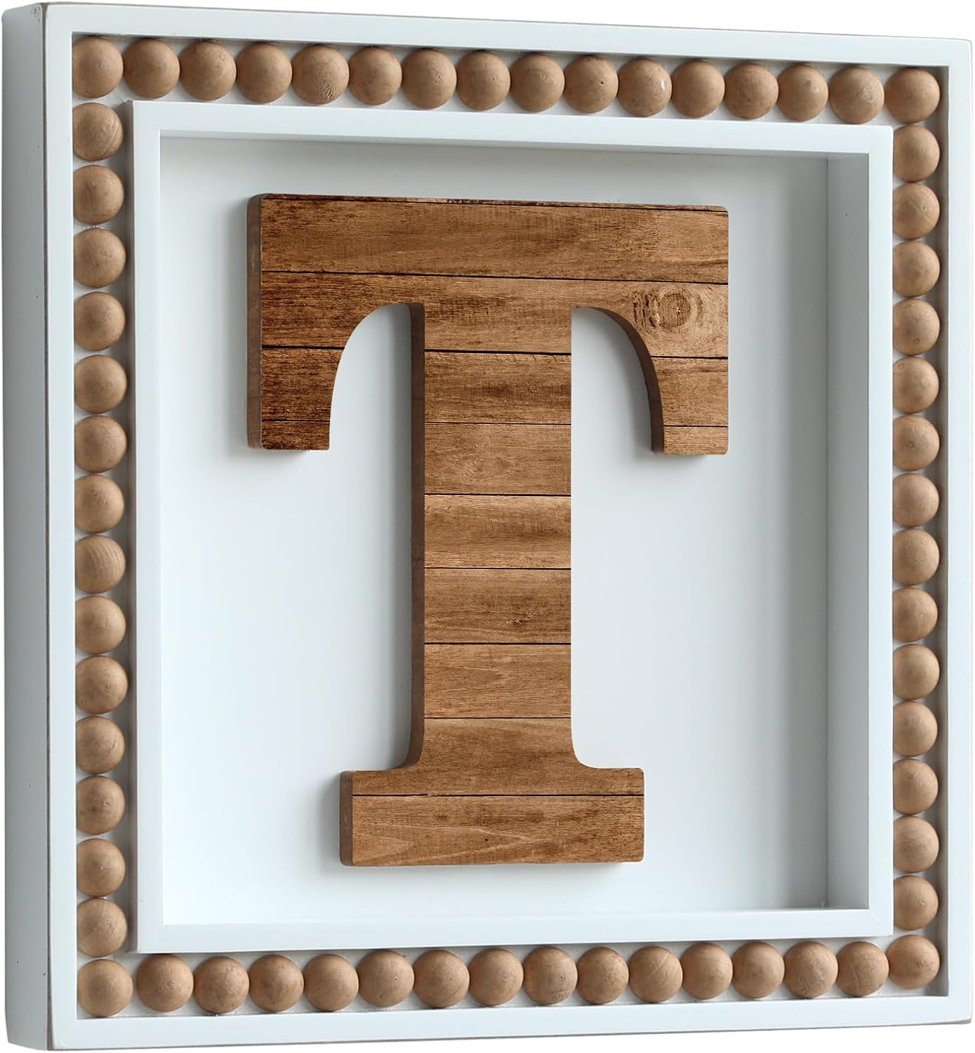 Amazon.com : COLLECTIVE HOME - Monogram Wall Signs, Wood Letter Decor ...