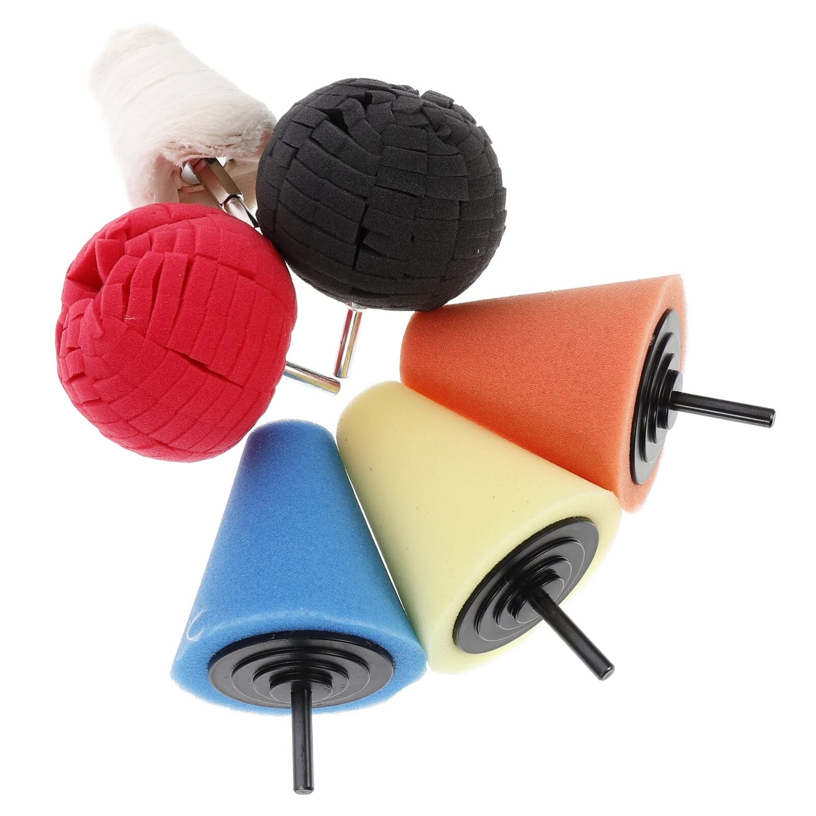 Amazon.com: SUPVOX 6pcs/Set 3 Inch Buffing Wheel for Drill Car ...