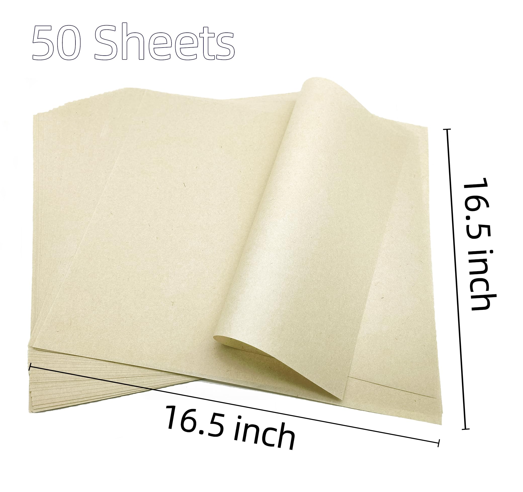 Snapklik.com : MLNSUNNY 50 Sheets Of Natural Artist Teabag Paper For ...