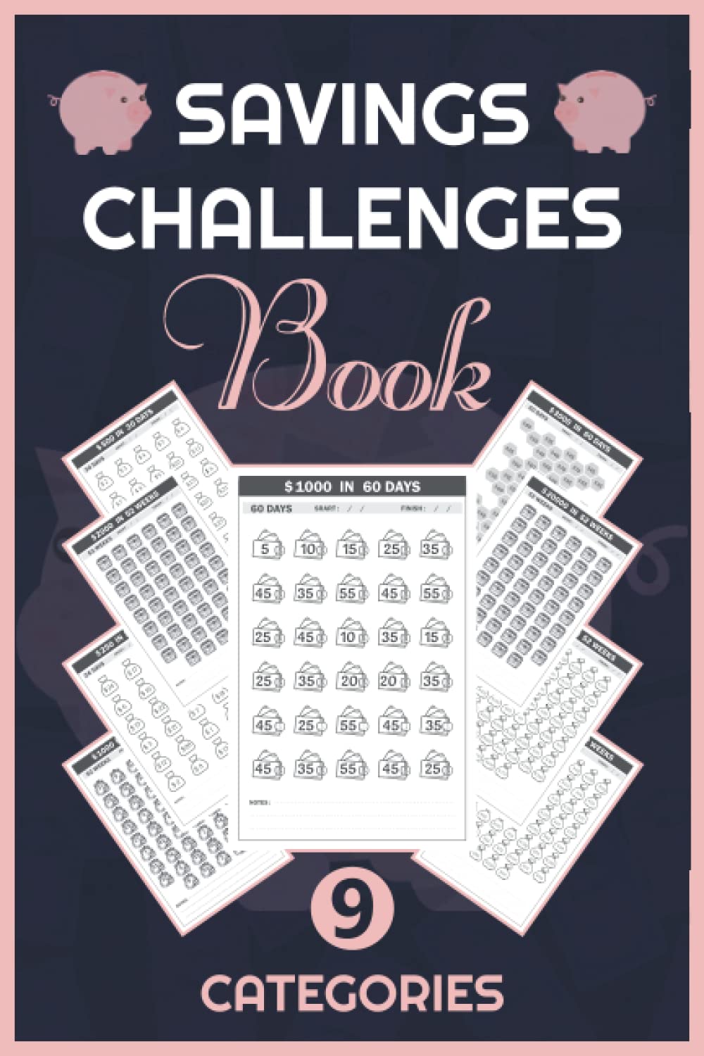 savings challenges book 9 categories: Easy and Fun way to Save and ...