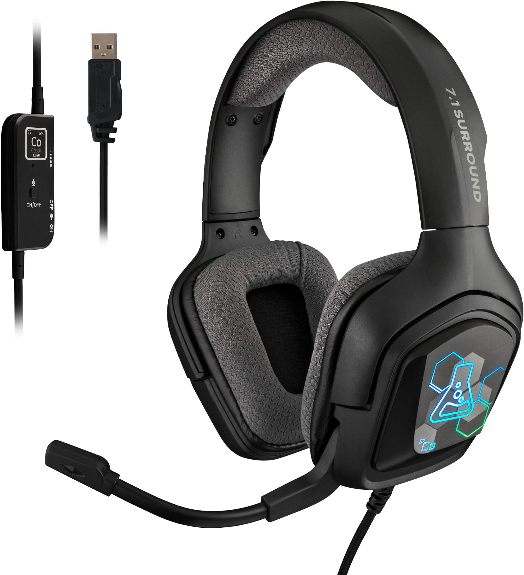 G-LAB KORP Cobalt PS4 Gaming Headset - Stereo Audio Gaming Headset ...