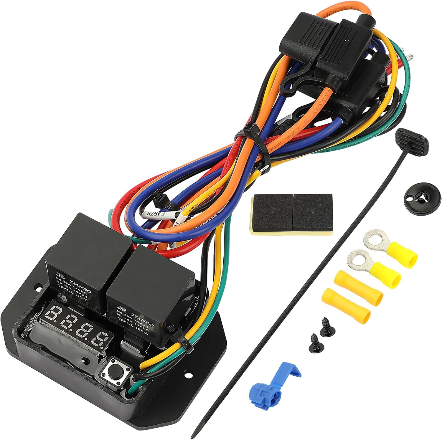 Amazon.com: Digital Radiator Fans Controller Swith kit 12V and 24V ...