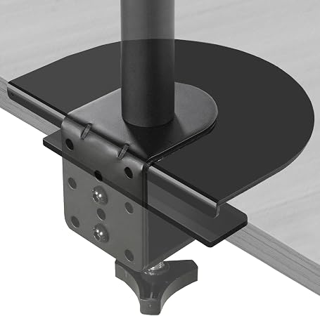 VIVO Black Steel Reinforcement Bracket Mount Plate STAND-AC01R