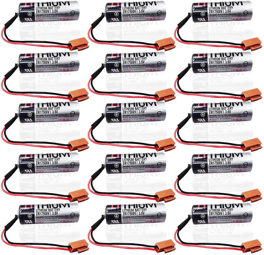 Amazon.com: (15-Pack) ER17500V/3.6V 2700mAh Non-Rechargeable Lithium ...