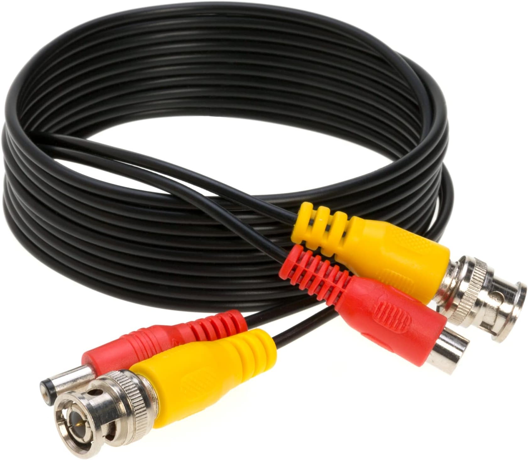 Amazon.com : 10FT Black Premade BNC Video Power Cable Extension Wire ...