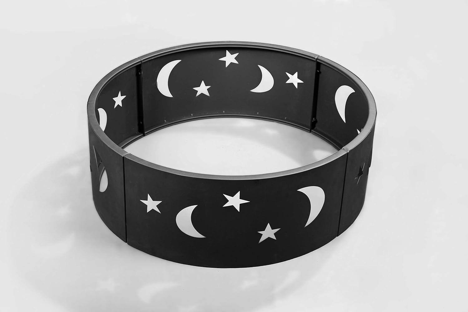 Amazon.com: Hanie Design BFP-210B Stars & Moons Fire Ring, Black ...
