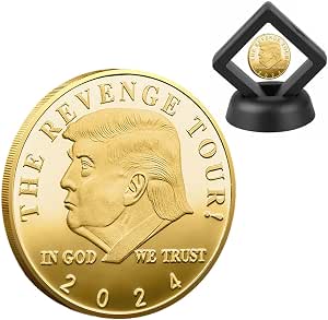 Moeda comemorativa de Trump, Moeda de Prata, Padrão Trump e vamos ...