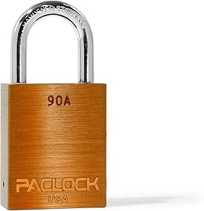 PACLOCK's 90A-Series Padlock, 1-3/16" Tall Hard. Stainless Steel ...