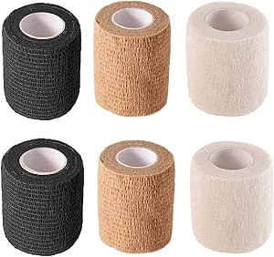 Amazon.com: QIANHAI Self Adhesive Bandage Wrap, Rolls Cohesive Medical ...