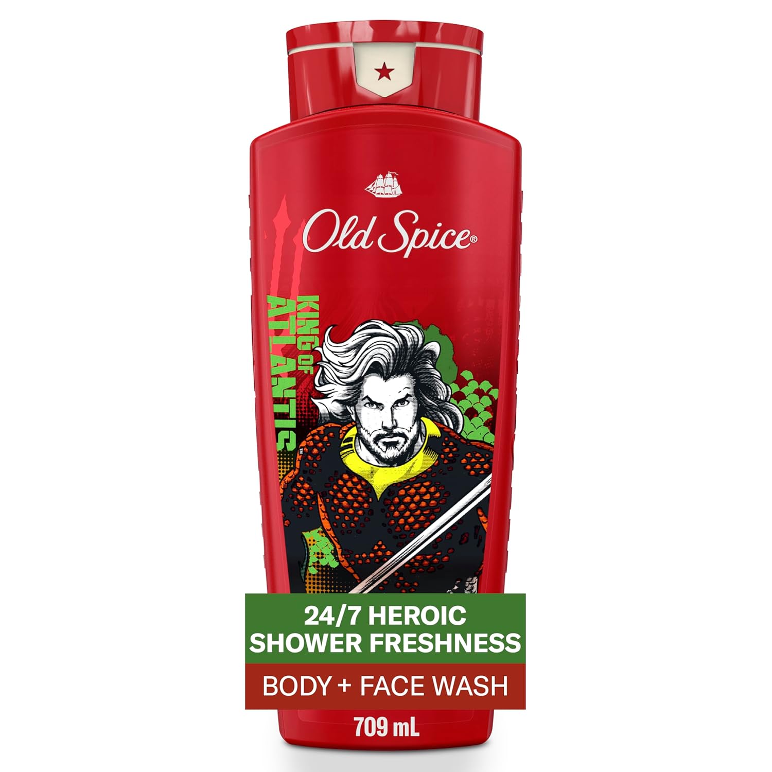 Amazon.com : Old Spice Body Wash for Men, Aquaman: King of Atlantis, 3X ...