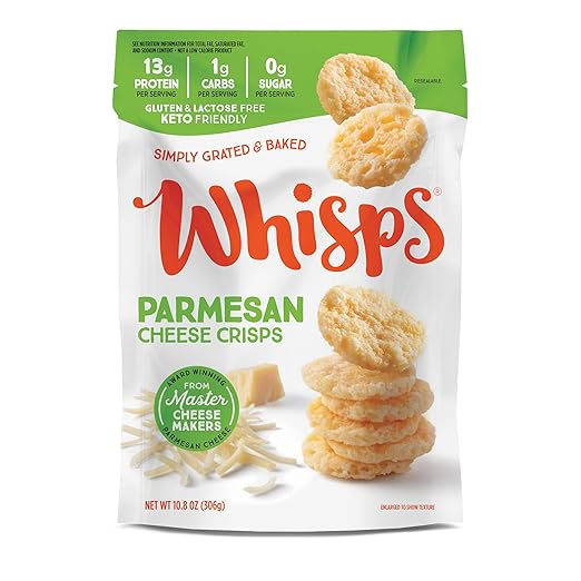 Amazon.com: Whisps Cheese Crisps Parmesan Cheese | Protein Chips ...