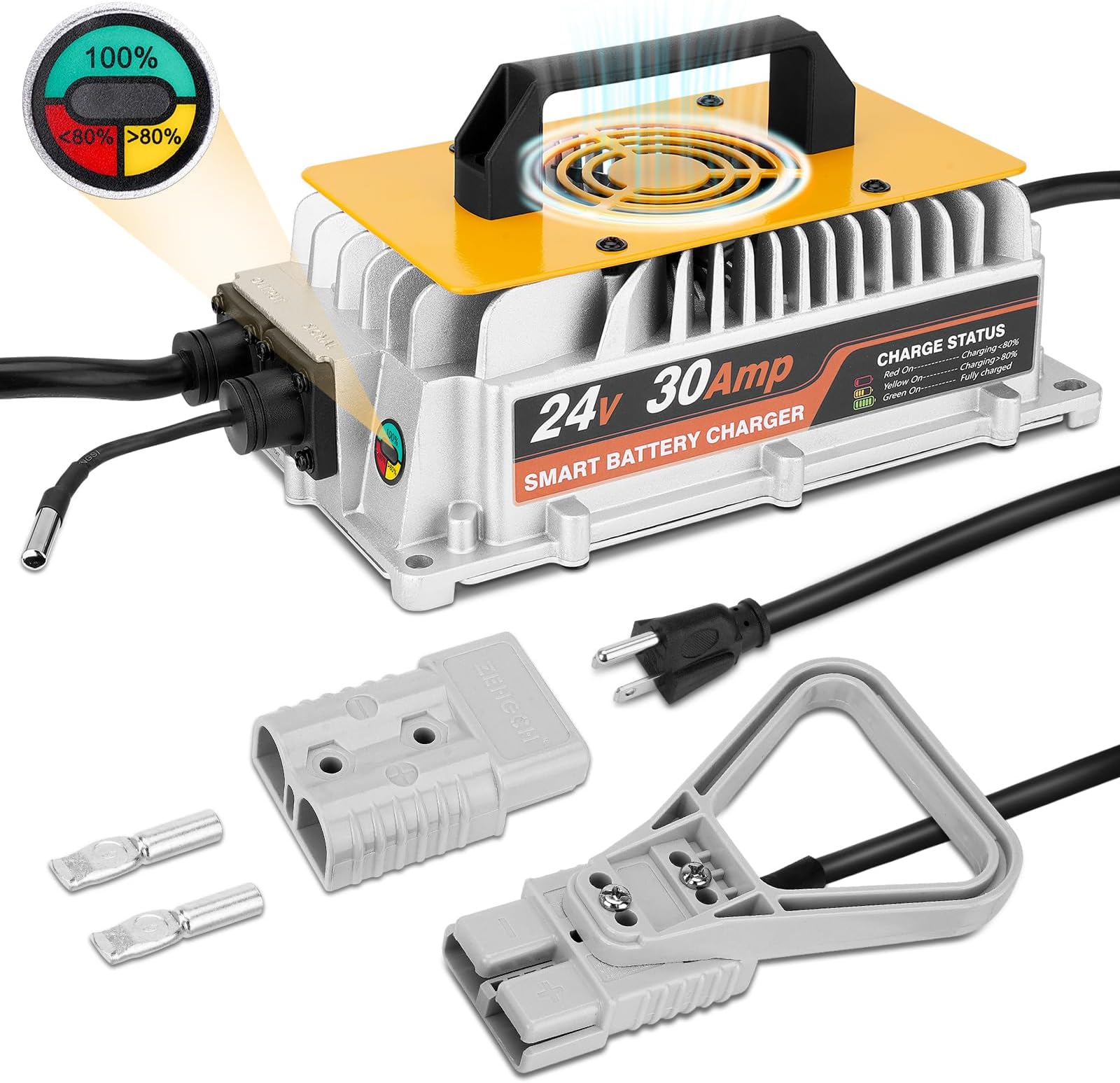 Amazon.com: FORM 24 Volt Battery Charger for Genie Skyjack, JLG Scissor ...