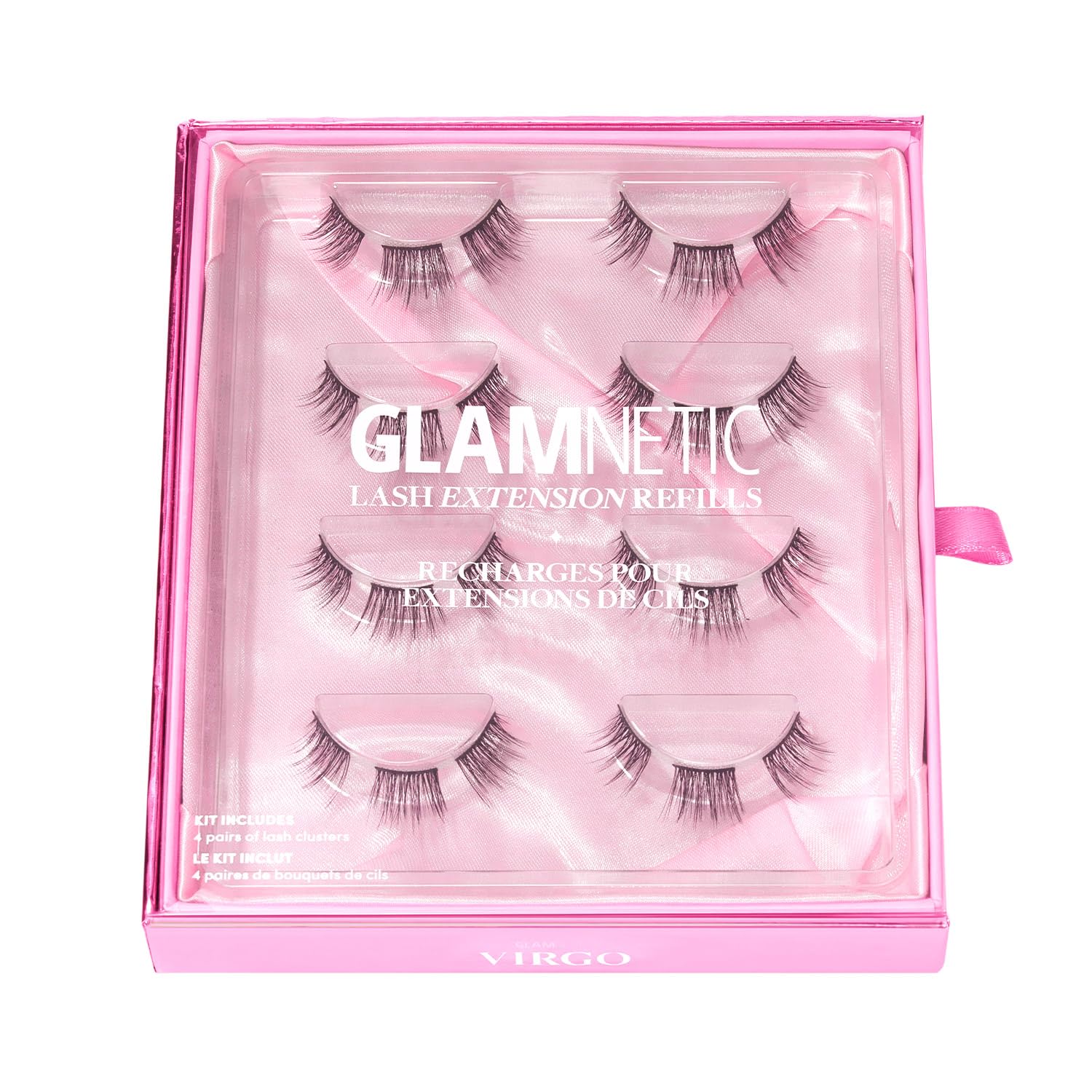 Amazon.com: Glamnetic Lash Extension Kit Refill | Virgo Lash Clusters ...