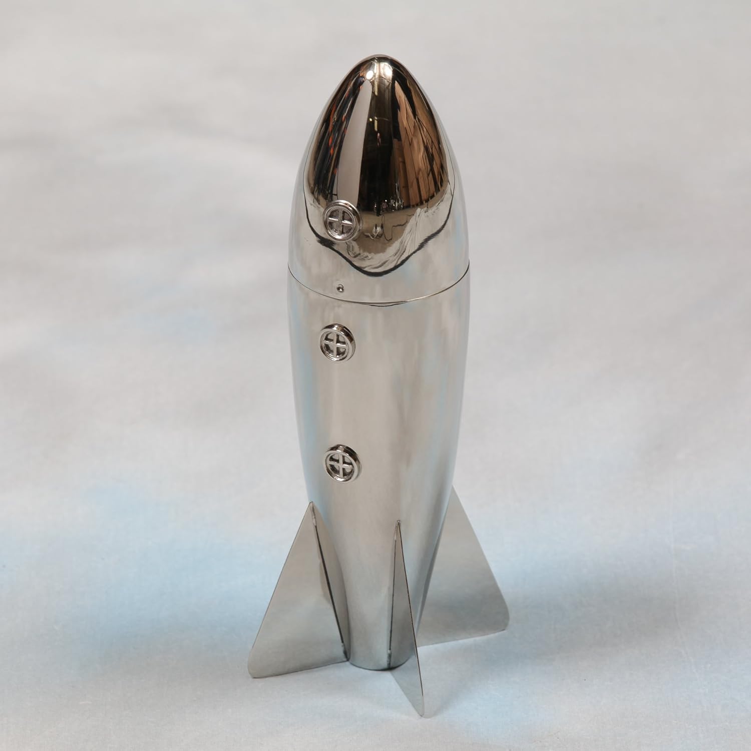 Amazon.com: Silver Plate Antique Style Decorative Rocket Cocktail Shaker