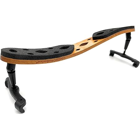Amazon.com: Kun Bravo 4/4 Violin Shoulder Rest - Hardwood with Brass ...
