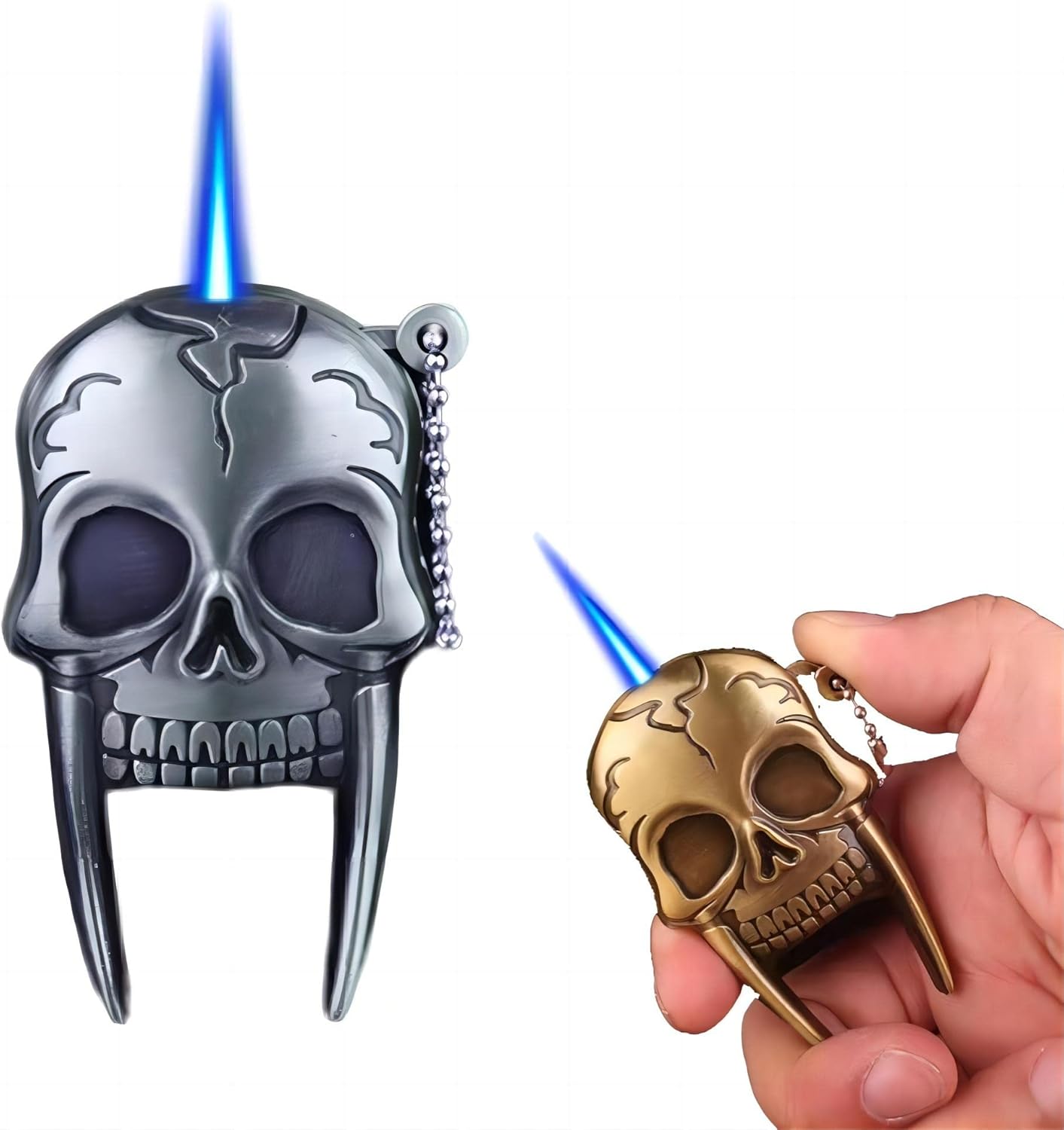 Amazon.com: MHXCV Refillable Butane Torch Lighter,Cool Funny Windproof ...