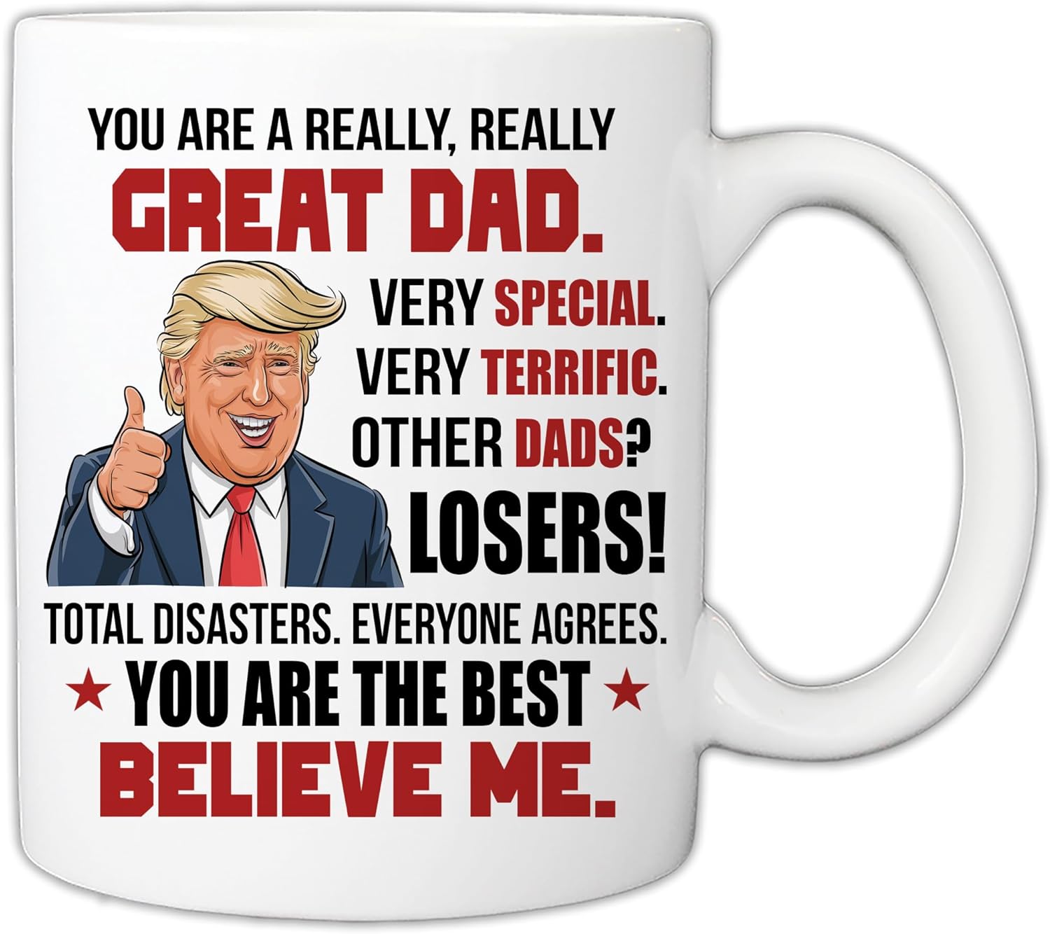 Amazon.com: Dad Gifts from Daughter, Son - Fathers Day Mug - You Are A ...