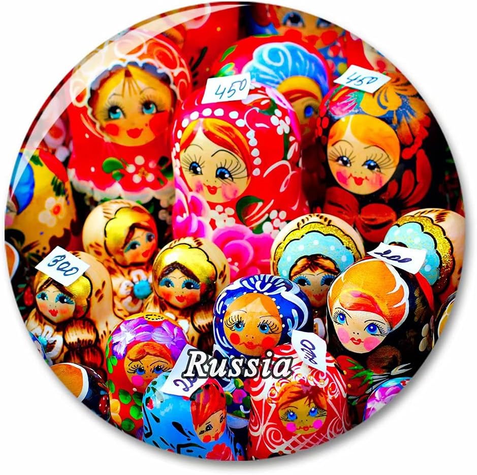 Amazon.com: Russia Matryoshka Babushka Fridge Magnet Decorative Magnet ...