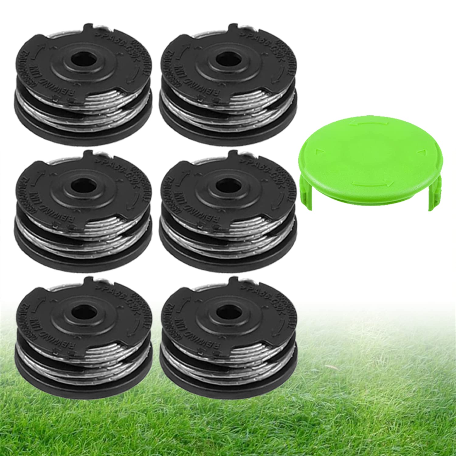 Amazon.com : Kudoosen 2900719 Weed Wacker Spools for Greenworks 20ft 0. ...