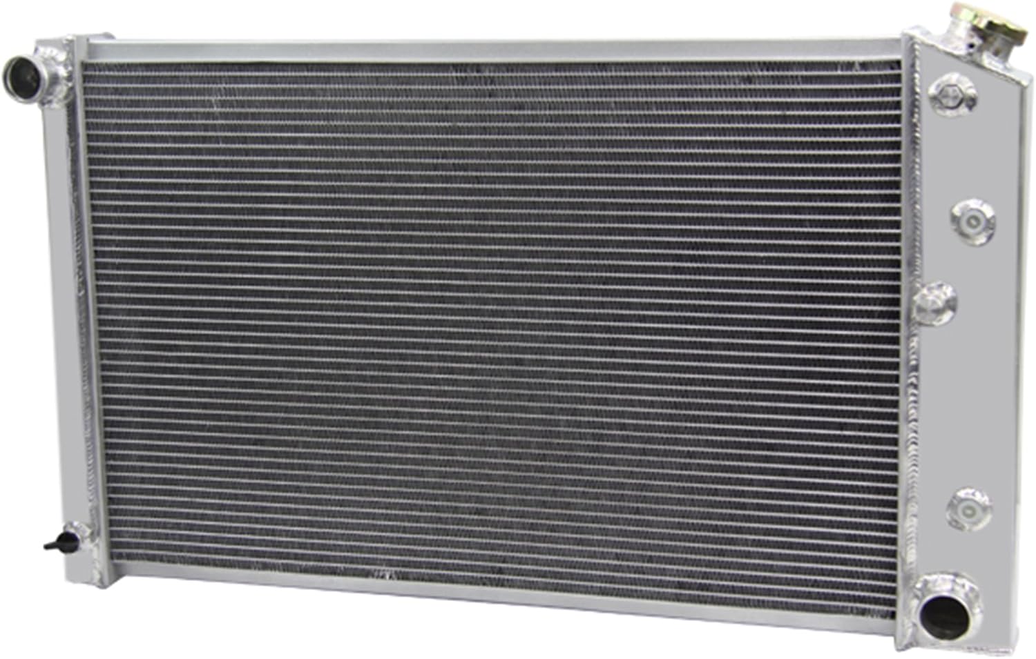 Amazon.com: CoolingCare 62MM 4 Row Core Aluminum Radiator for 1970-87 ...