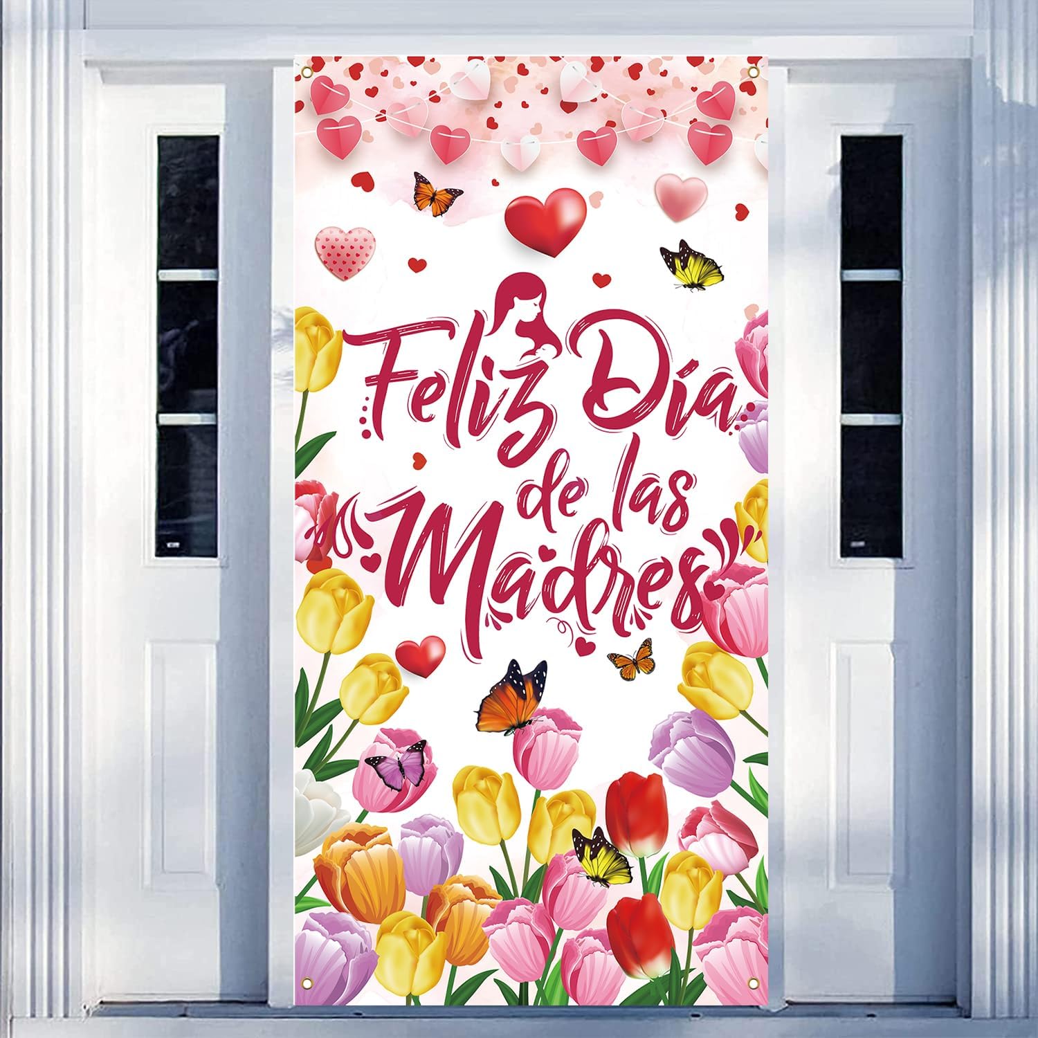 Amazon.com: Feliz Dia De Las Madres Banner, NO-DIY Mexican Happy ...