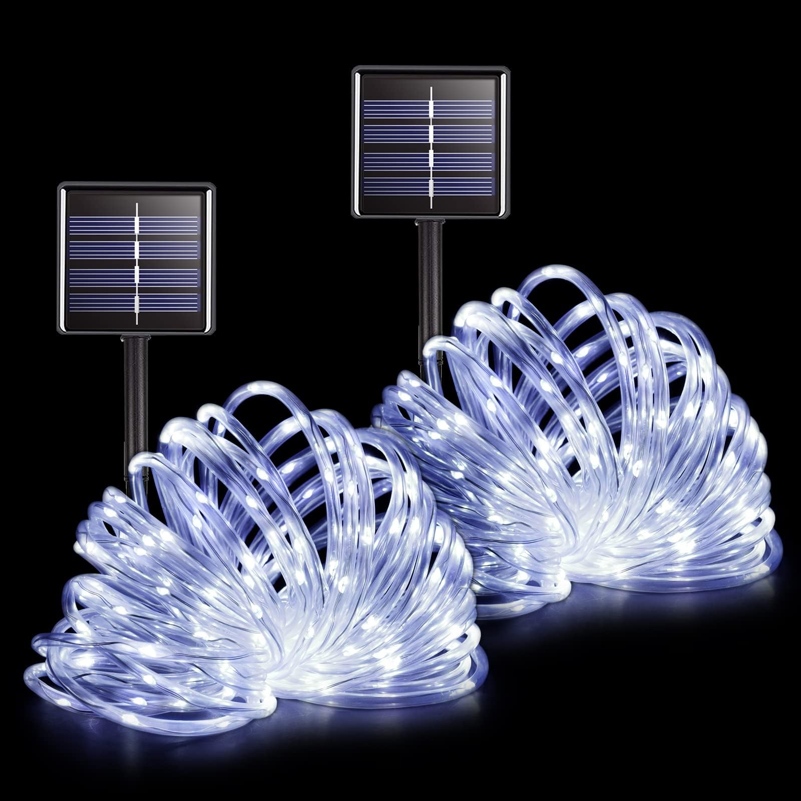 Amazon.com : Solar Rope Lights Outdoor Waterproof LED - 40FT 100 LED ...