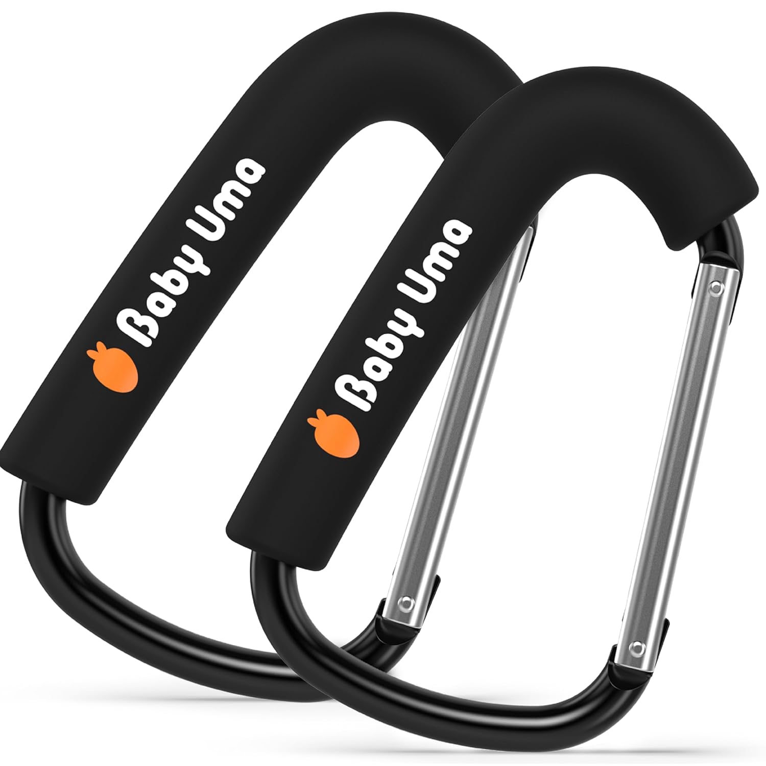 Amazon.com: Baby Uma XL Stroller Hooks for Bags (2 Pack) - Universal ...