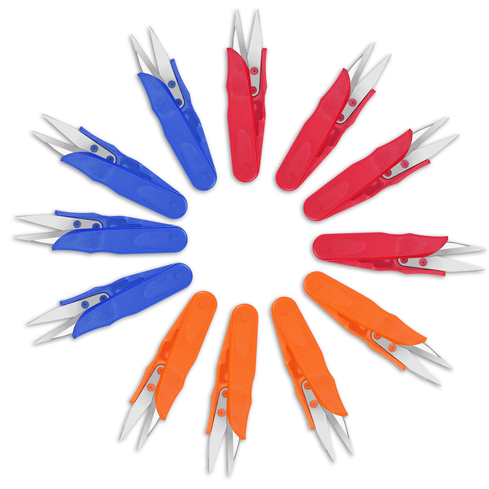 Snapklik.com : 12 Pack Thread Snips For Cutting, Thread Cutter Yarn ...