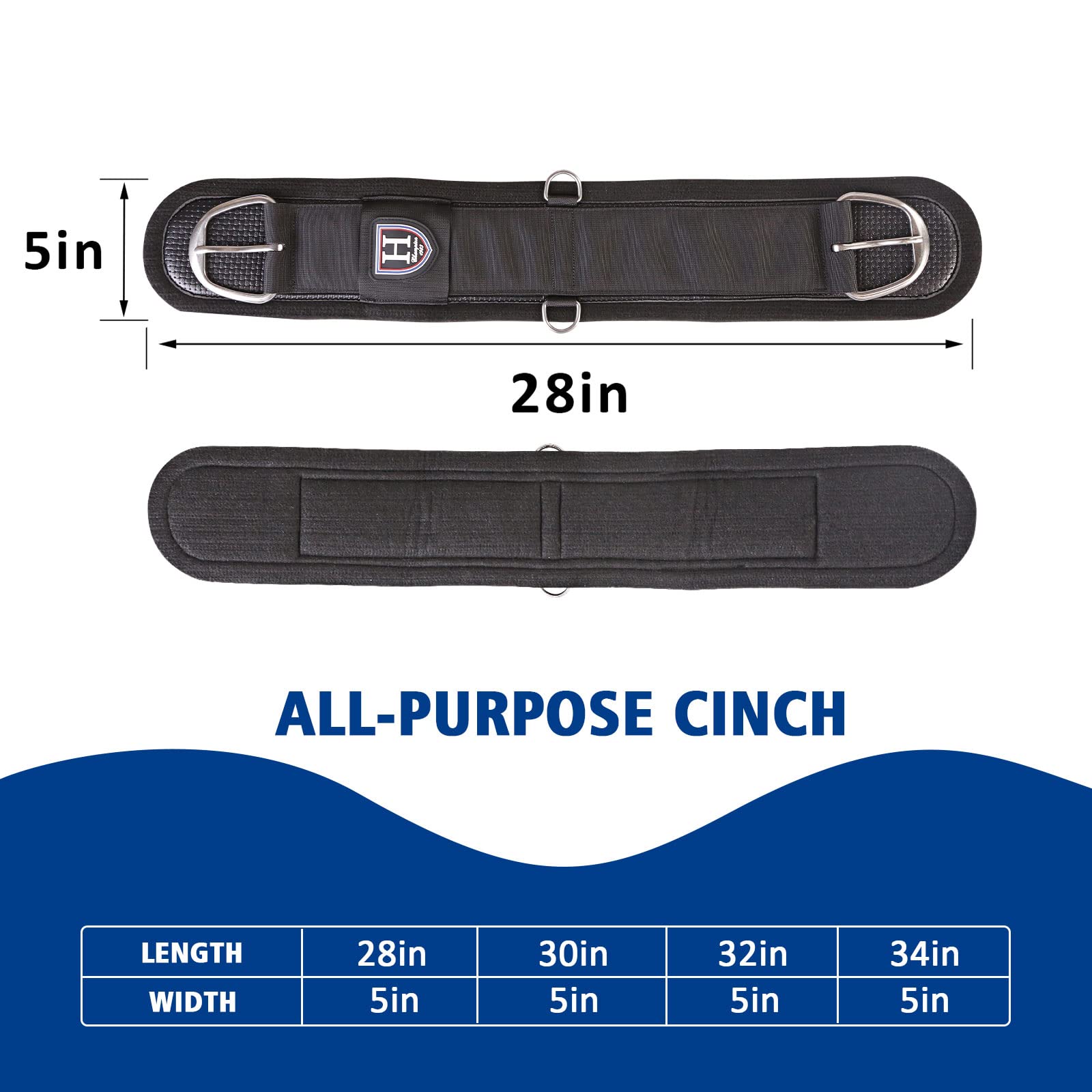 Straight Cinch Felt Harrison Howard Western Felt Cinch - Soft-Touch ...