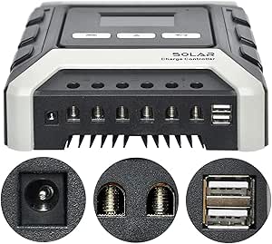 Solar Panel Regulator, MPPT Solar Charge Controller 12V 24V 48V 80A 60A ...