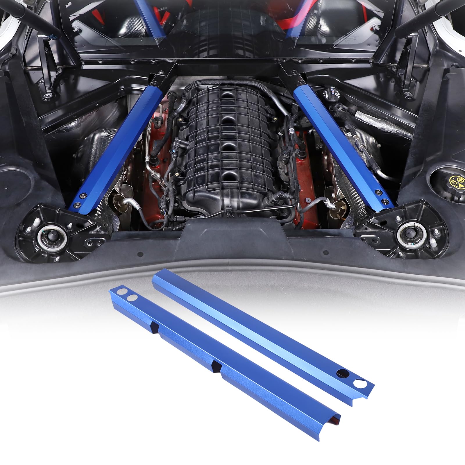 Amazon.com: Fgtagtal Engine Compartment Pull Bar Trim Strip Compatible ...
