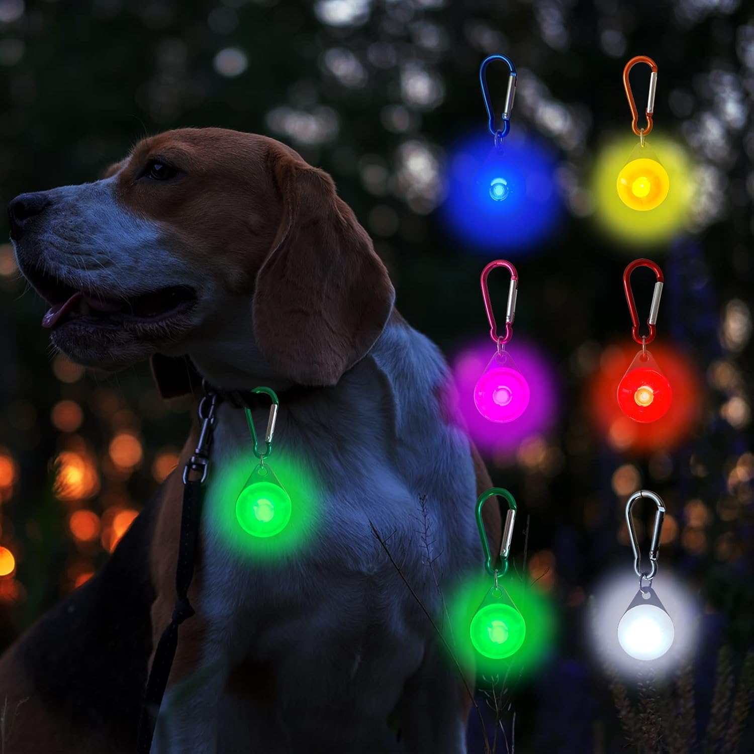 LED Dog Collar Light, Rechargeable Pet LED Light Dog Collars for Pet ...
