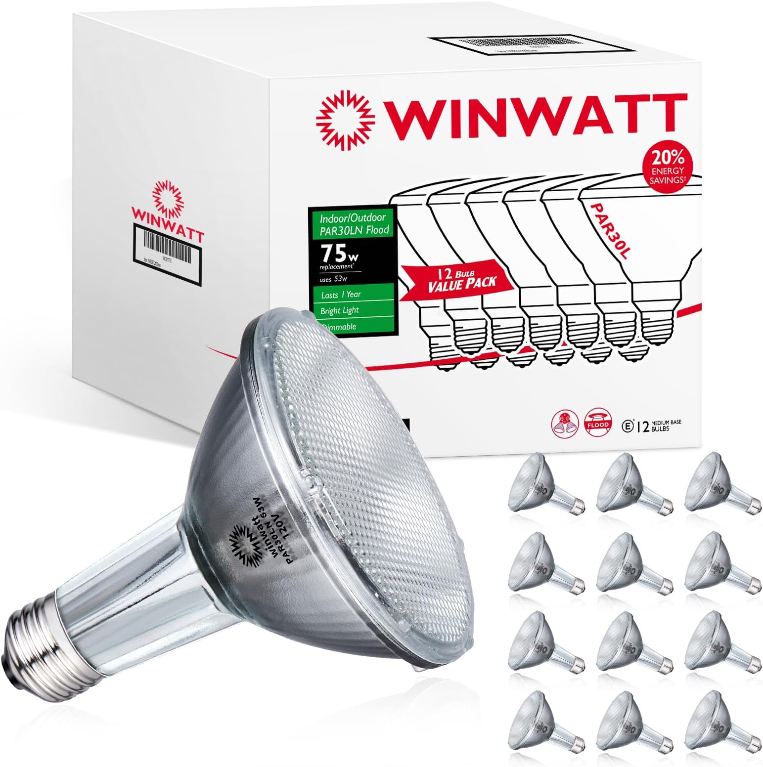 Amazon.com: Philips Halogen PAR30L Flood Light, 920 Lumen, Bright White ...