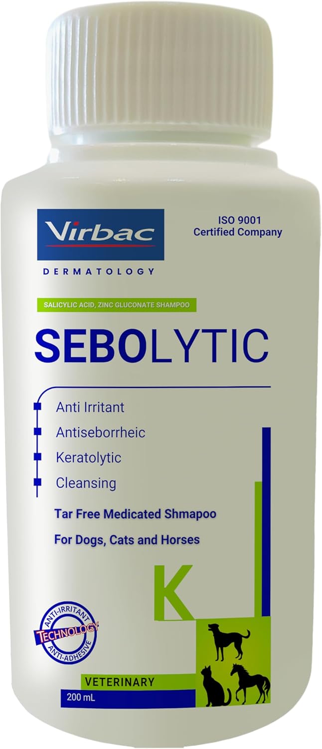 Sebolytic Pet shampoo for Dogs and Cats, 200ml - greasy, scaly, oily ...