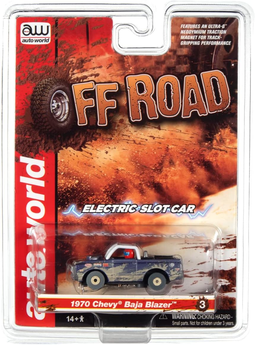 Amazon.com: Auto World Thunderjet 1970 Chevrolet Baja Blazer (Purple ...