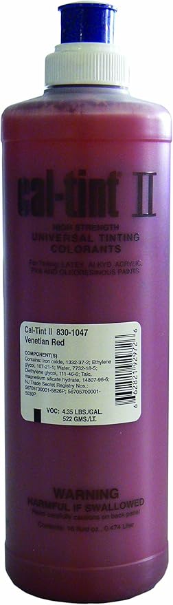Chromaflo 830-1047 Cal-Tint II 16-Ounce Colorants, Venetian Red - House ...