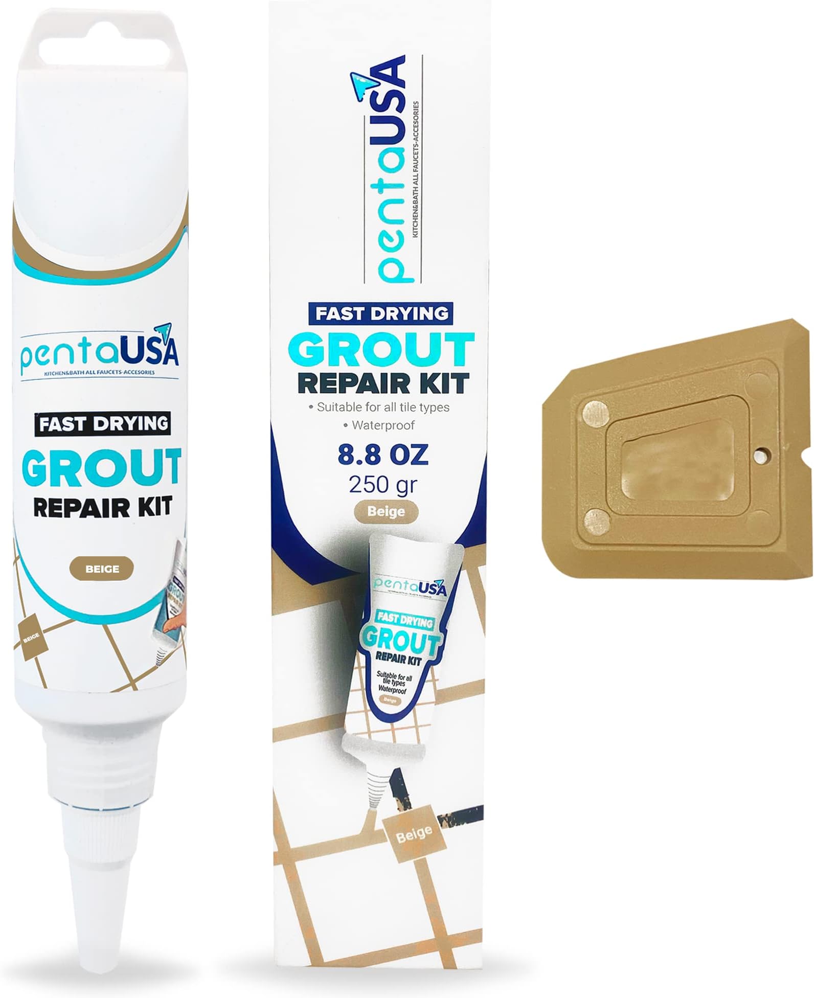 Palace Wall Tile Grout Ivory 3 kg (46-12) : Amazon.co.uk: DIY & Tools