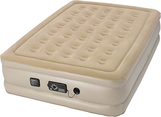 Amazon.com: Serta Raised Air Mattress with Never Flat Pump | Size ...