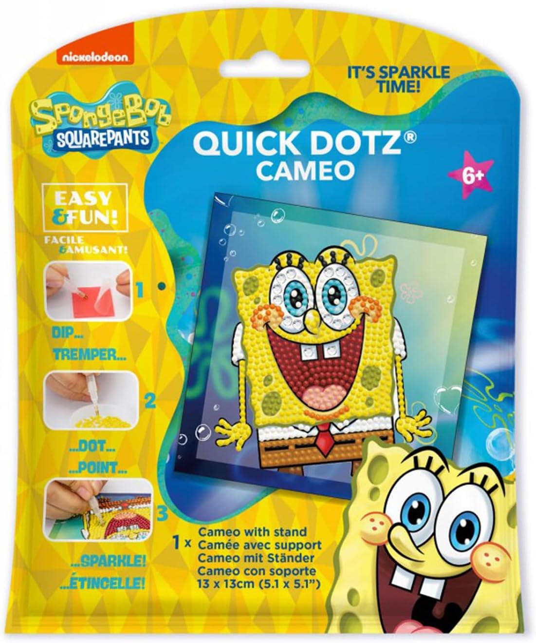 Amazon.com: DIAMOND DOTZ Kits - Spongebob - Surprise, Round Dotz ...