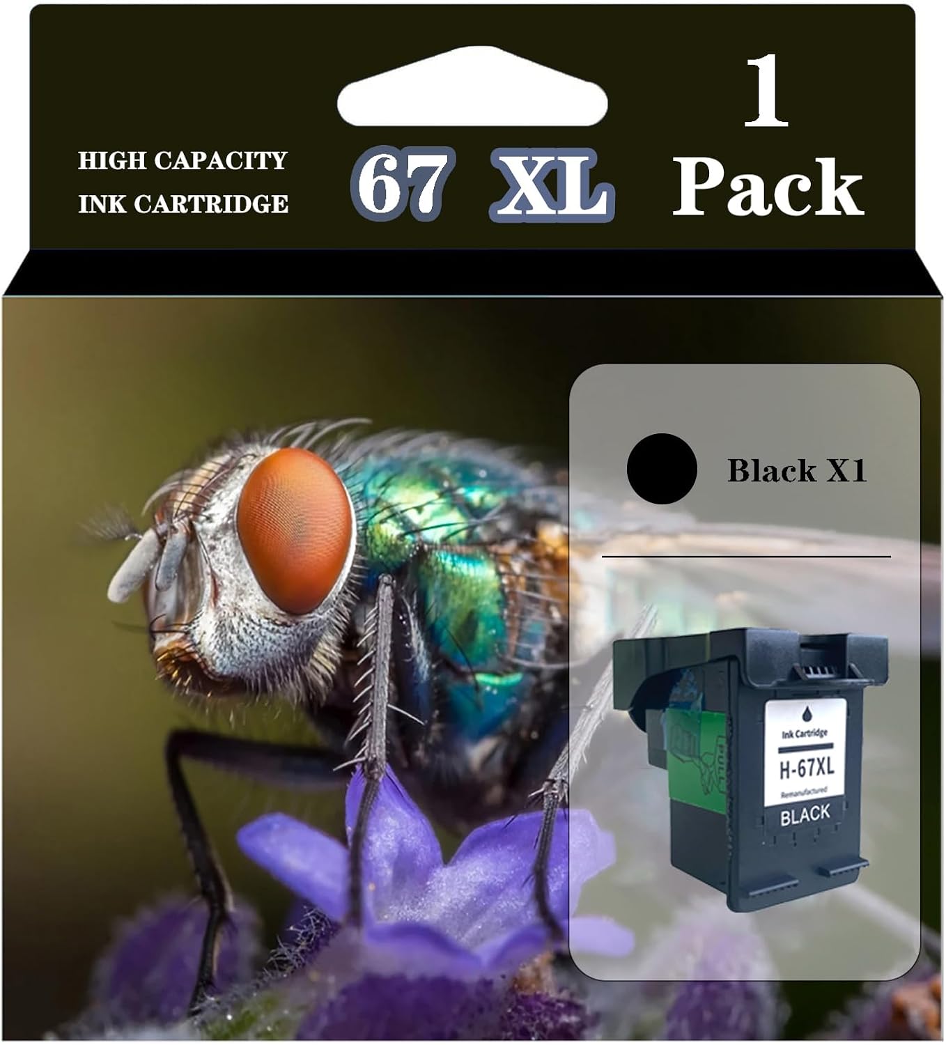 Amazon.com: 67XL Black Ink Cartridge Ink Cartridge Replacement ...