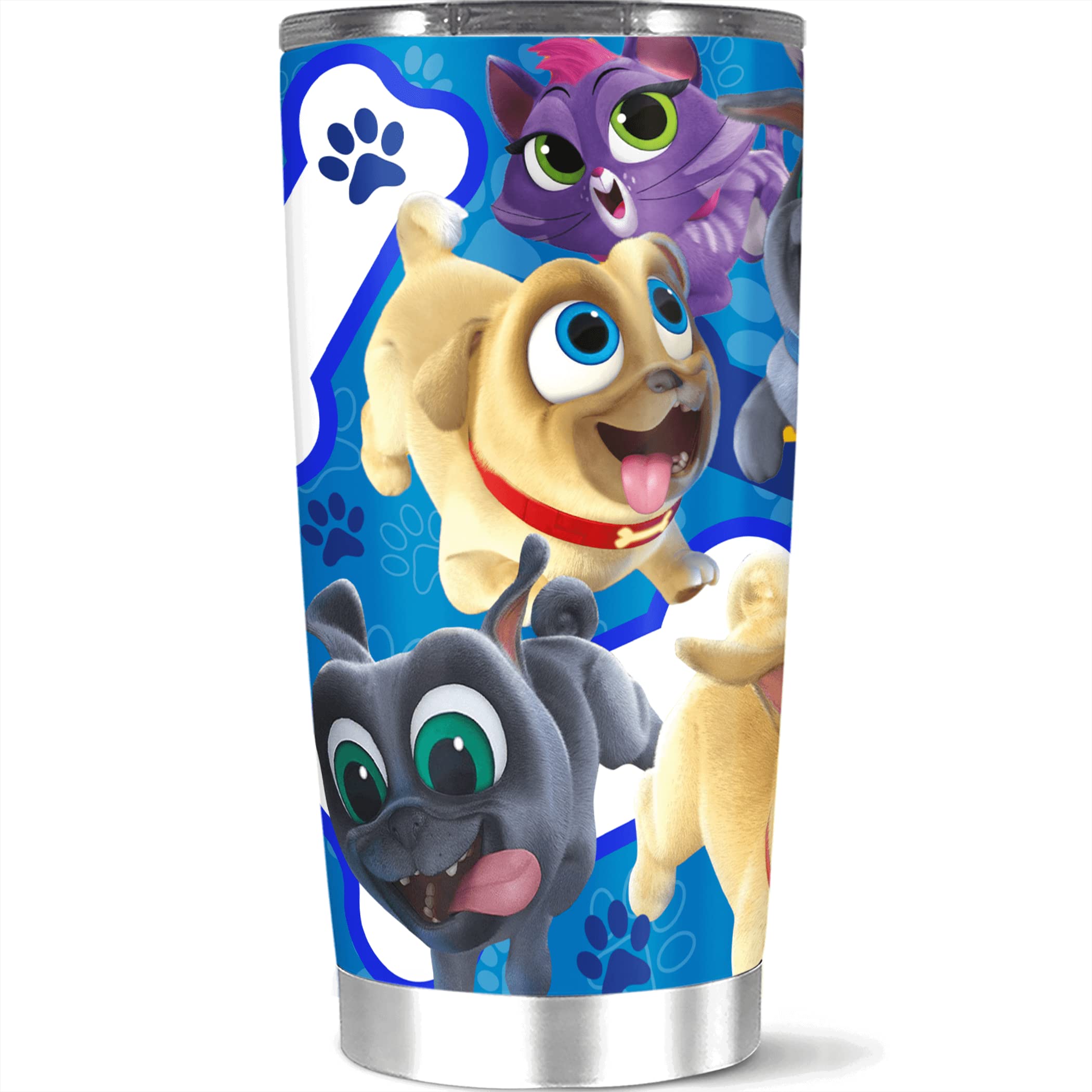 Tumbler Insulated Stainless Steel 20 oz puppy Cold dog Iced pals Hot ...