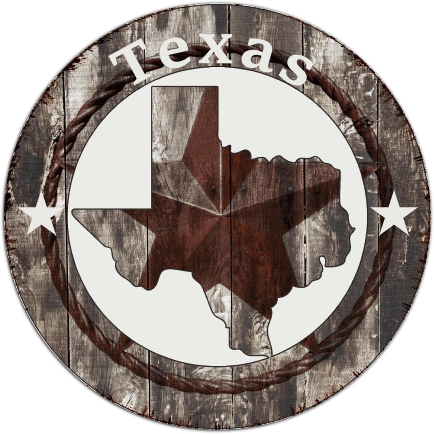 Amazon.com : Texas Lone' Star Home Map Rustic Metal Signs Farmhouse ...
