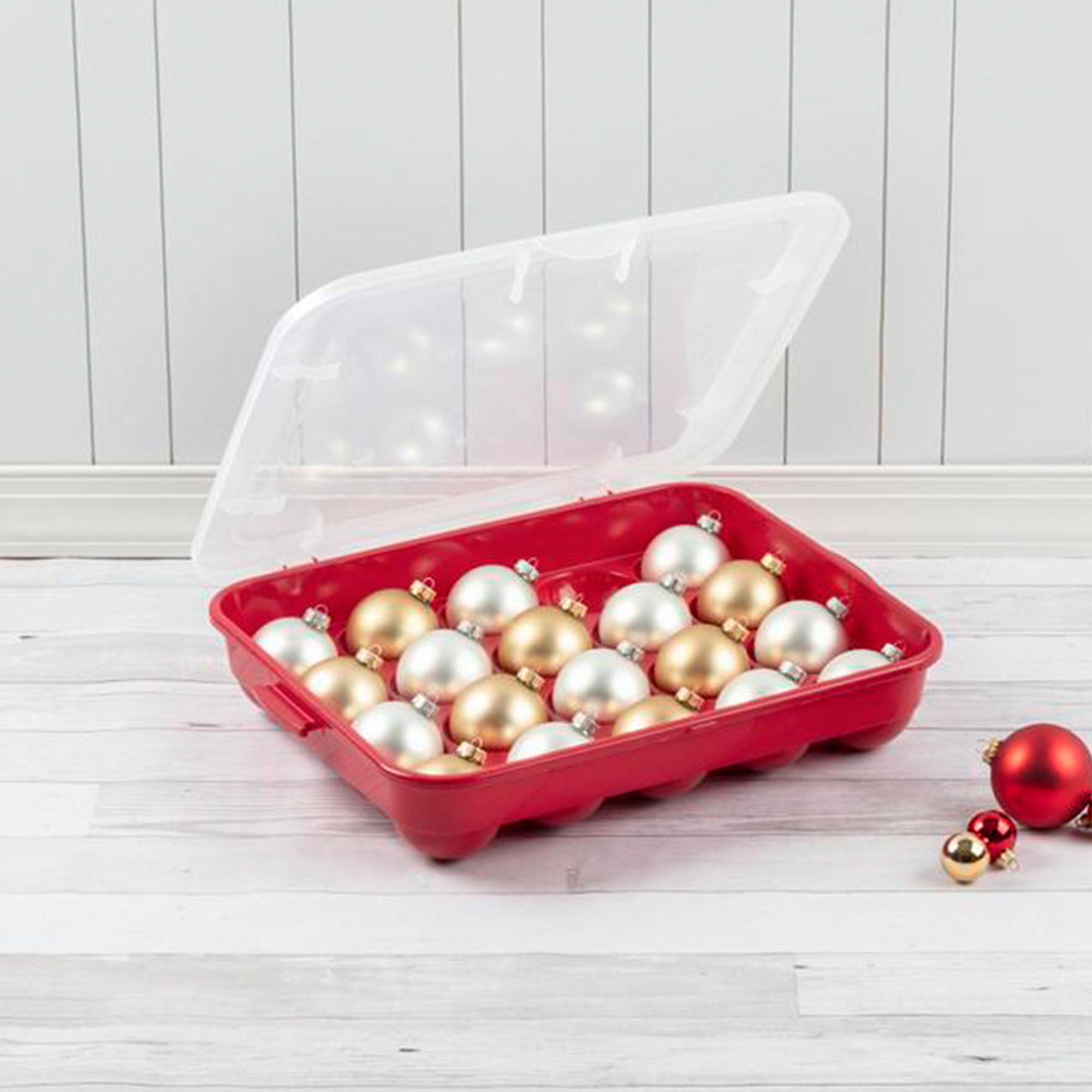 Snapklik.com : Sterilite 20 Compartment Christmas Holiday Ornament ...