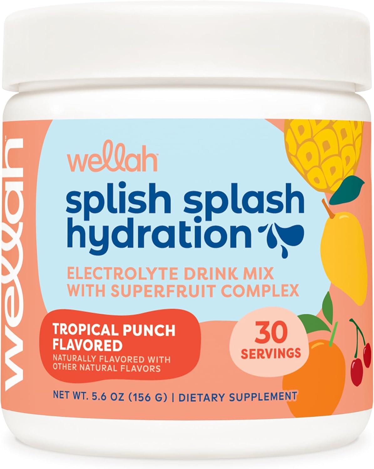 Amazon.com: Wellah Splish Splash Hydration Electrolyte Drink Mix ...