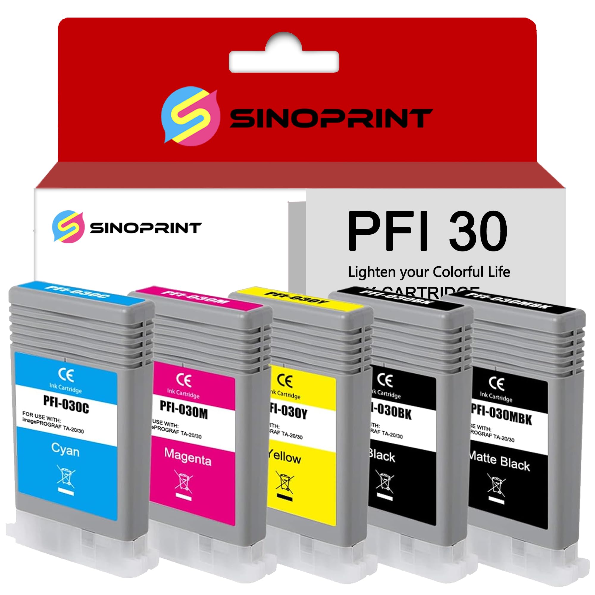 Amazon.com: SINOPRINT Compatible Pigment Ink Cartridge Replacement for ...