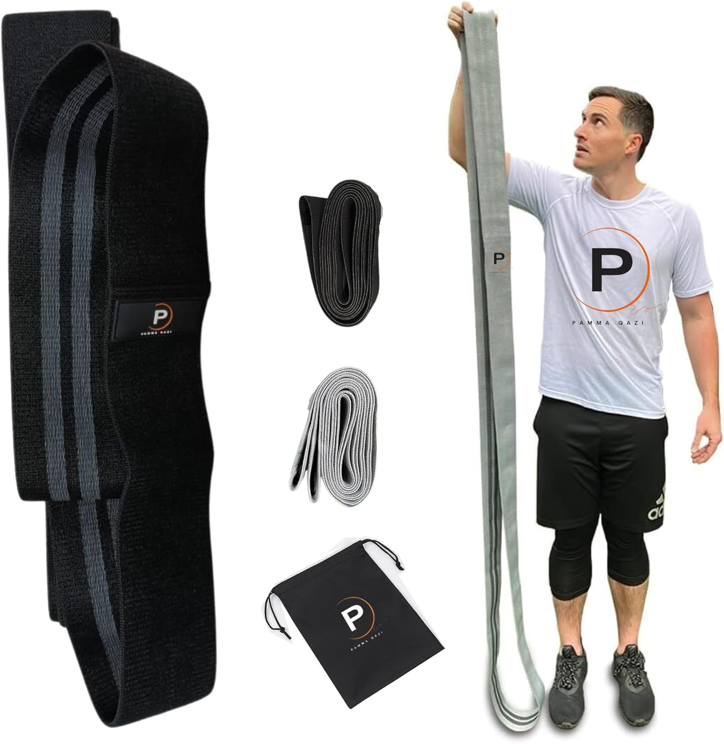 Amazon.com: PQ Extra Long Elastic Resistance Bands (194cm -76 Inch Hoop ...