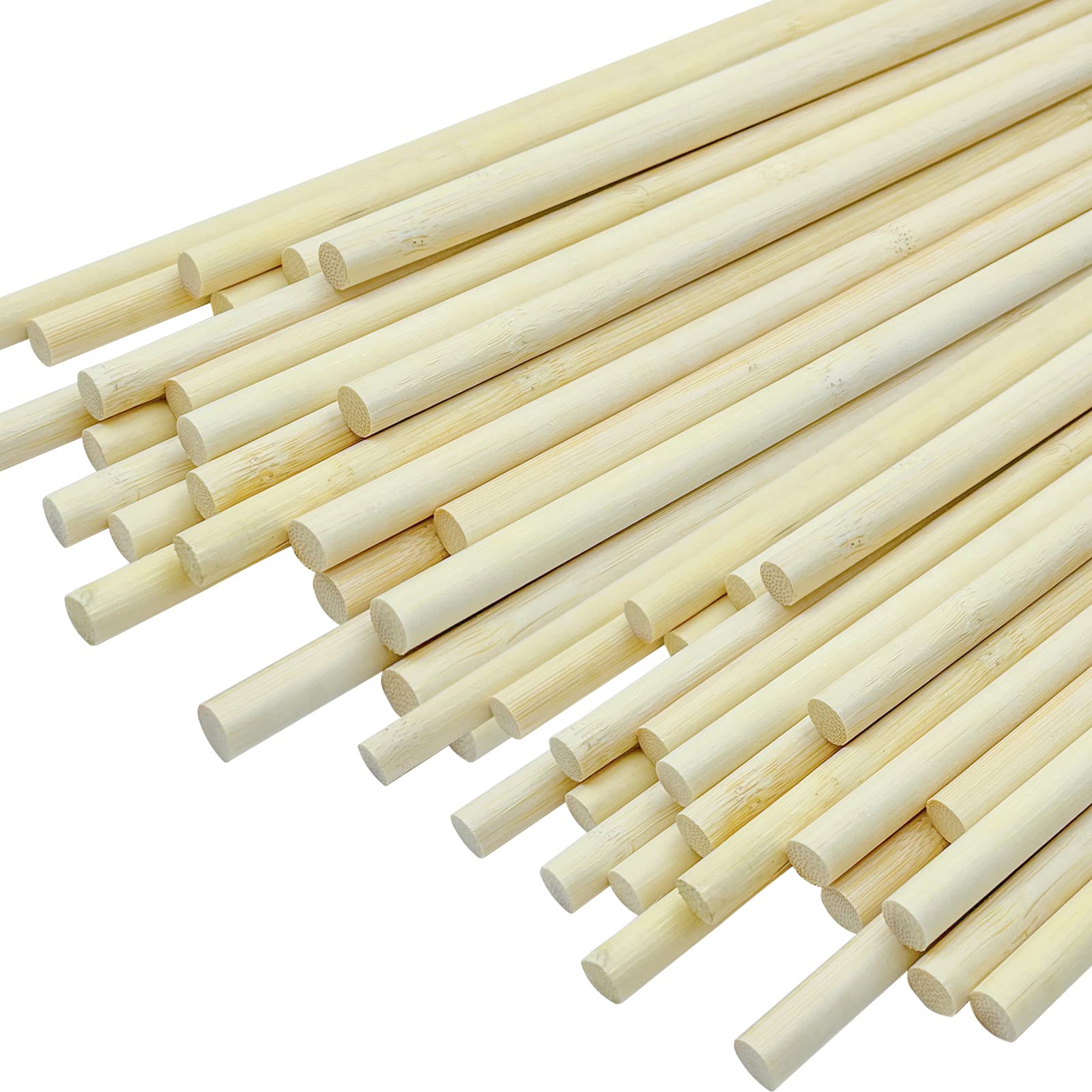 CUXFLS Bamboo Craft Sticks, Cake Dowels for Tiered Cakes, Wood Craft ...